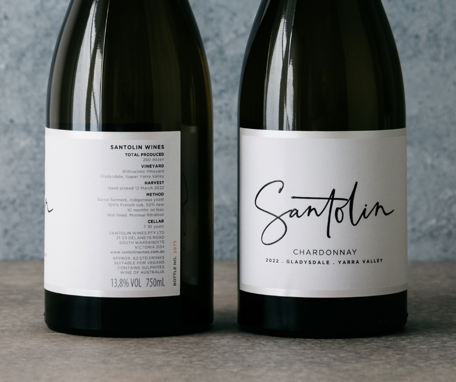 Gladysdale Chardonnay awarded 95 points – Santolin Wines