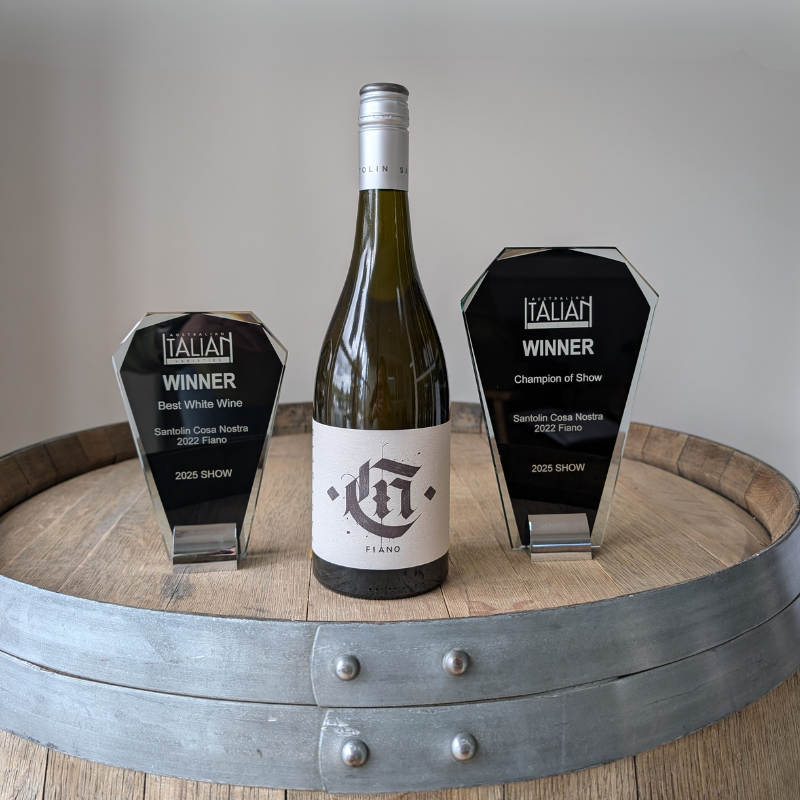 Cosa Nostra Fiano wins big! – Santolin Wines
